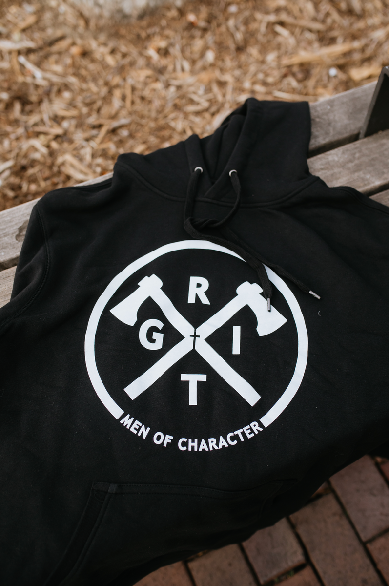 GRIT Hoodie in Black – Elevate Merch
